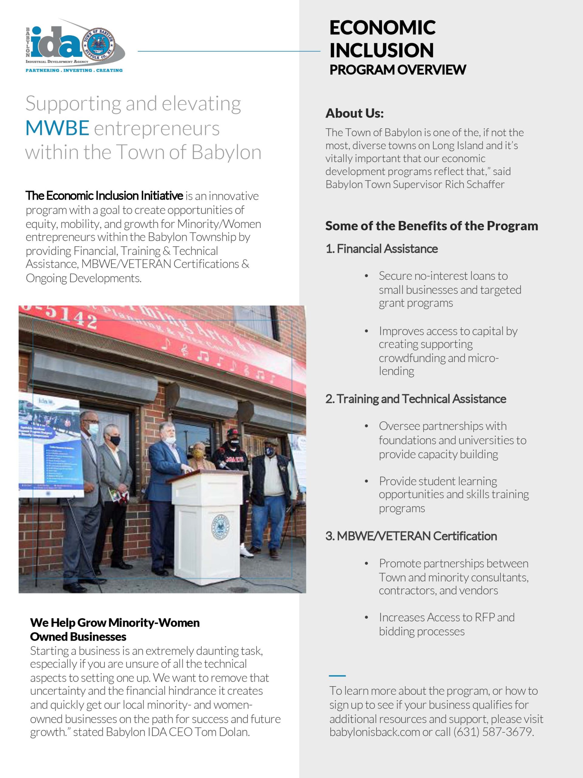 Program Application - Babylon Economic Inclusion Program